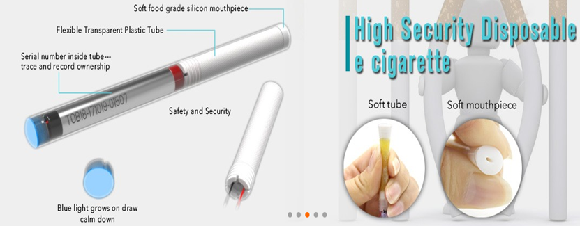 Jail using soft tube flavored disposable e cigarette with custom ...
